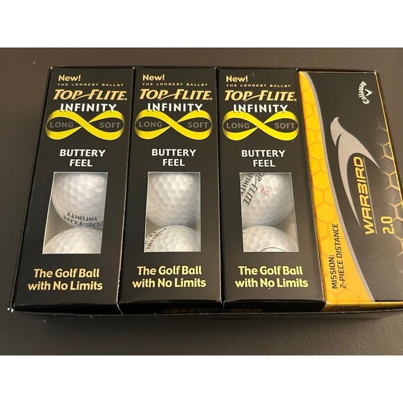 Top Flite | Games | Topflight Infinity Buttery Feel Ball 3 Sleeves New ...